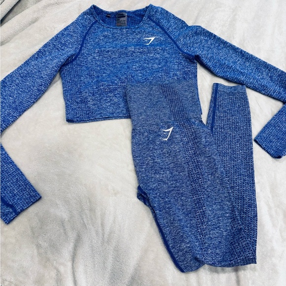 Gymshark | Pants & Jumpsuits | Gymshark Purple Workout Set | Poshmark